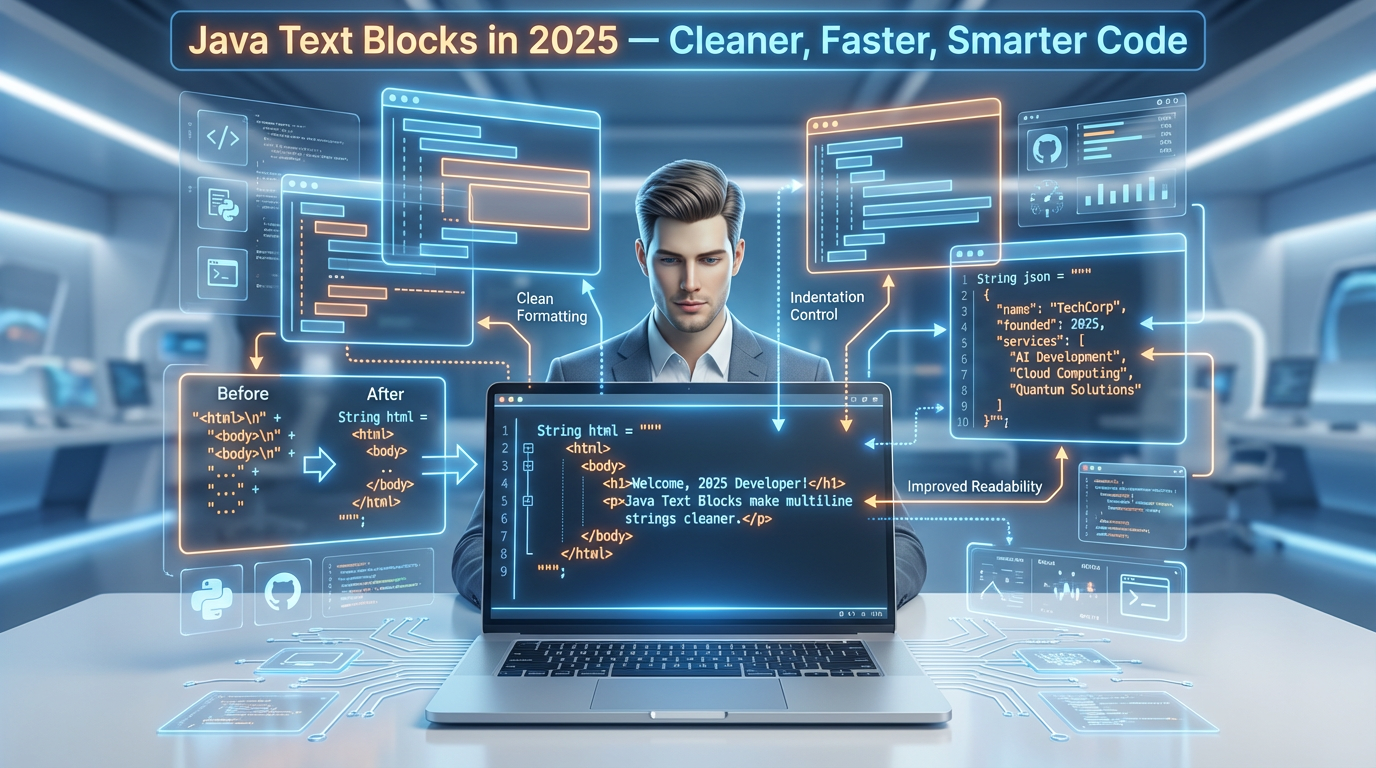 Java Text Blocks accurate Elegance in JDK 17 - TechShitanshu
